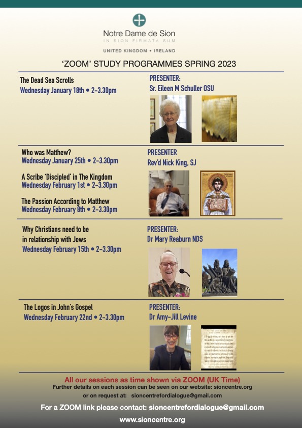 Spring Programme 2023 – Sion Centre